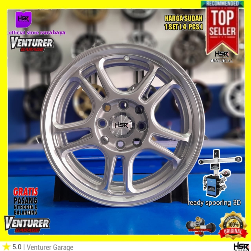 Jual VELG MOBIL BRIO AGYA AYLA CALYA SIGRA HSR NX RING 14 LUBANG 4 ( BAN LAMA BiSA DI PAKAI LAGI ...