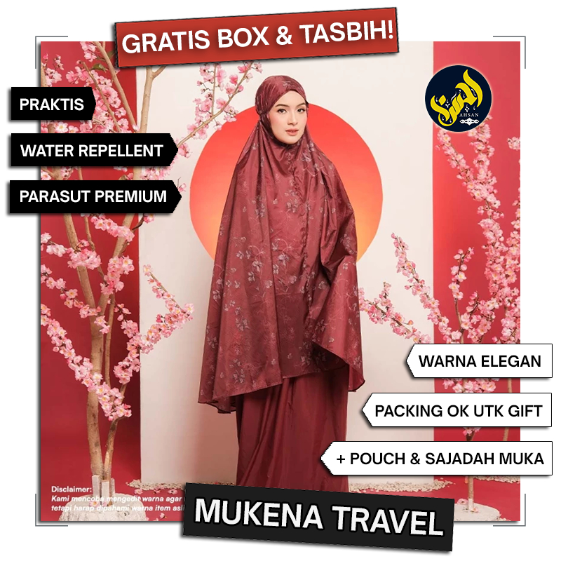 Jual Mukena Mini Travel Pouch Parasut Premium Dewasa Alif MKN-P03-010 Crushed Violets | Shopee ...