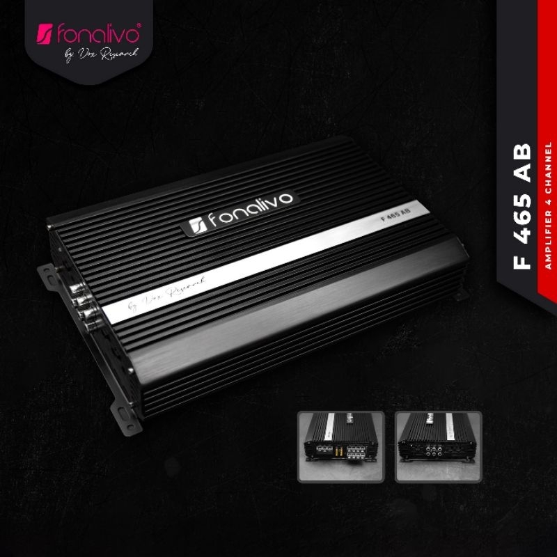 Jual Power Amp 4Ch Fonalivo F 465 AB / F 465AB (by Vox Research ...