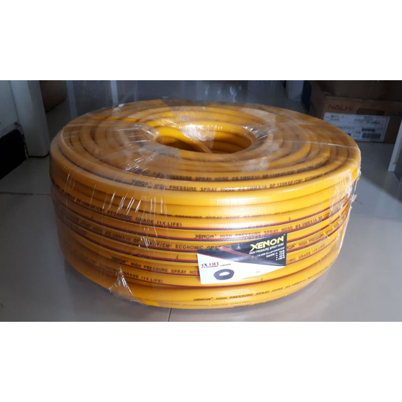 Jual SELANG KOMPRESOR 10M SELANG ANGIN COMPRESSOR HOSE KUNING 120 PSI ...