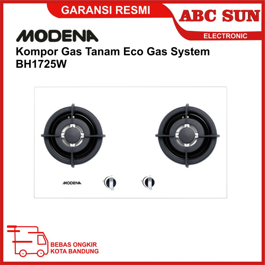 Jual Modena BH1725W Kompor Gas Tanam Eco Gas System | Shopee Indonesia