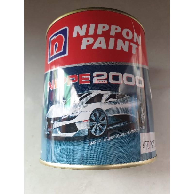 Jual Cat nippe 2000 nippon paint warna matt white putih dop | Shopee ...