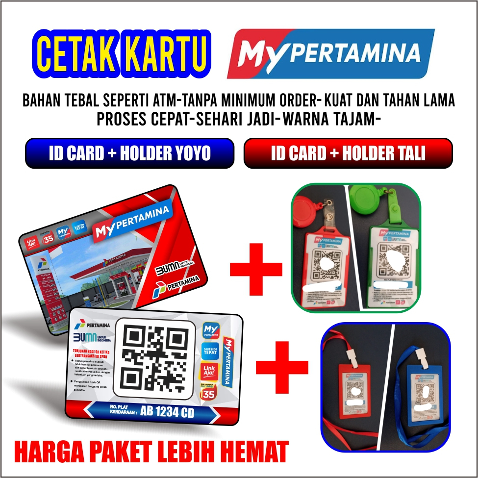 Jual SEHARI JADI / CETAK KARTU MY PERTAMINA / ID CARD PERTAMINA / KARTU ... Jual SEHARI JADI / CETAK KARTU MY PERTAMINA / ID CARD PERTAMINA / KARTU ...
