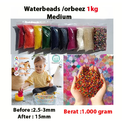 Jual Grosir (1kg) (size BIG) Jelly ball media tanaman hydrogel orbeez bola jelly mainan anak ...