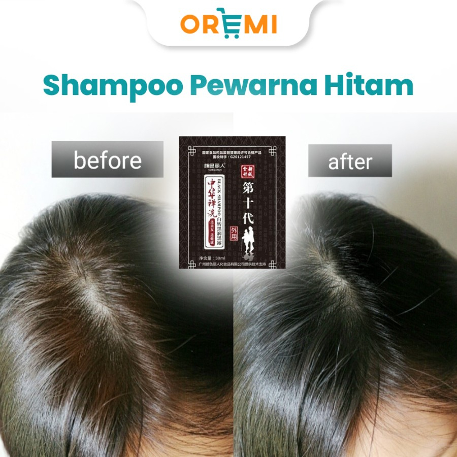 Jual Shampoo Pewarna Rambut Uban Bahan Alami Mengandung Senyawa Herbal ...