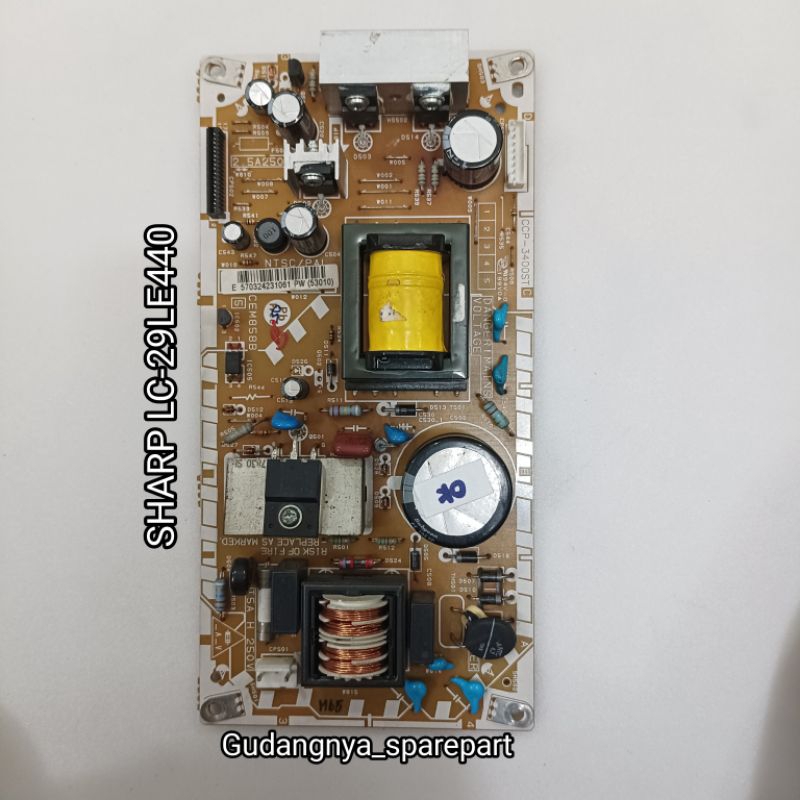 Jual PSU TV SHARP LC-29LE440 - REGULATOR POWER SUPPLY SHARP | Shopee ...