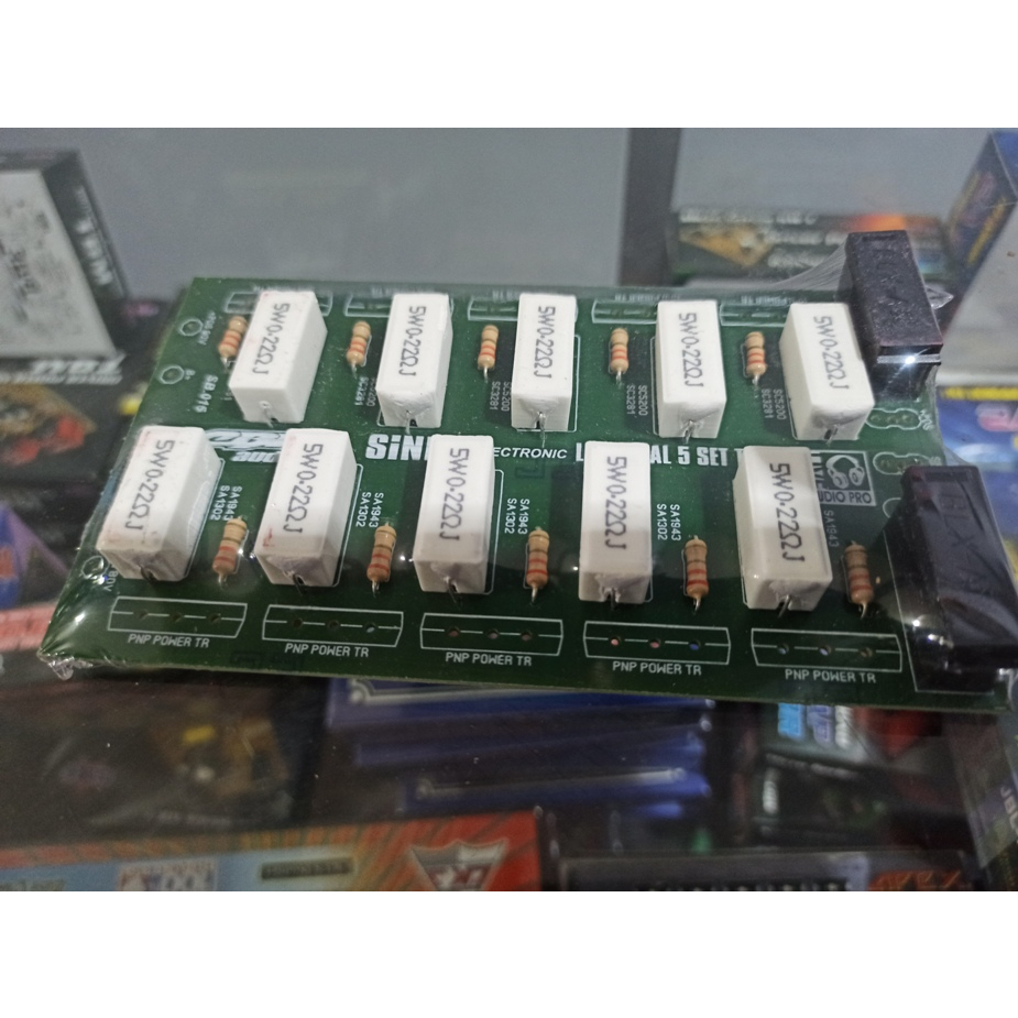 Jual PCB MULTY FUNCTION 5 TRANSISTOR FINAL POWER OUTPUT PLUS RESISTOR ...