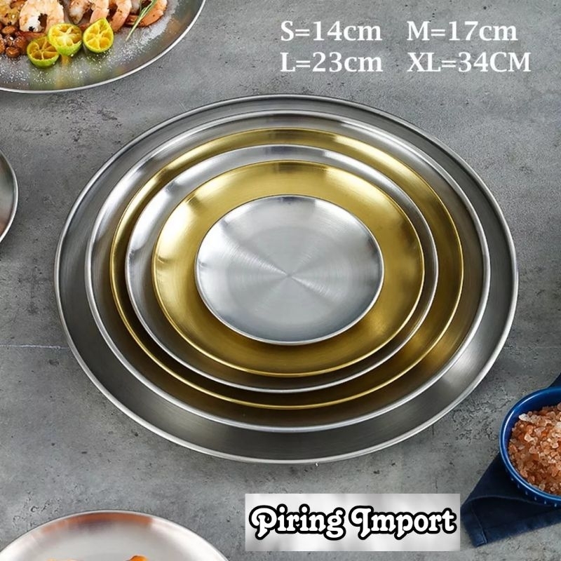 Jual JMALL Piring Makan Tebal / Piring Saji Tempat Makanan Mewah ...
