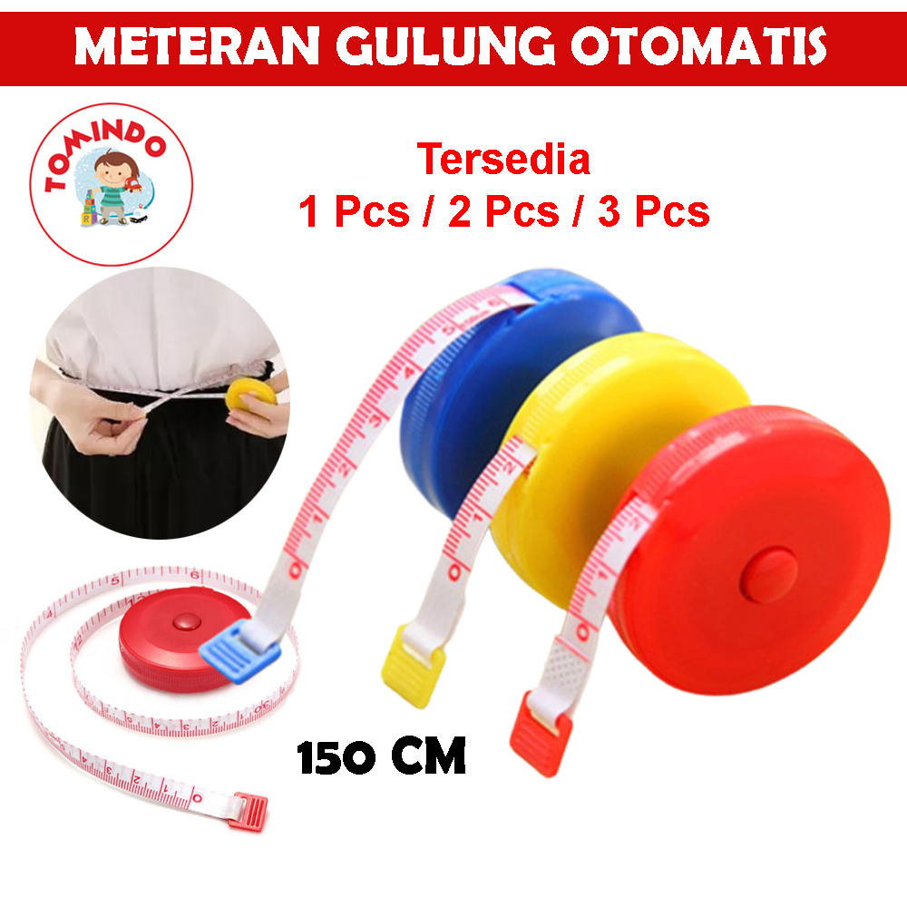 Jual Meteran Gulung Mini Unik Paling Bagus Meteran Baju Jahit Pengukur ...