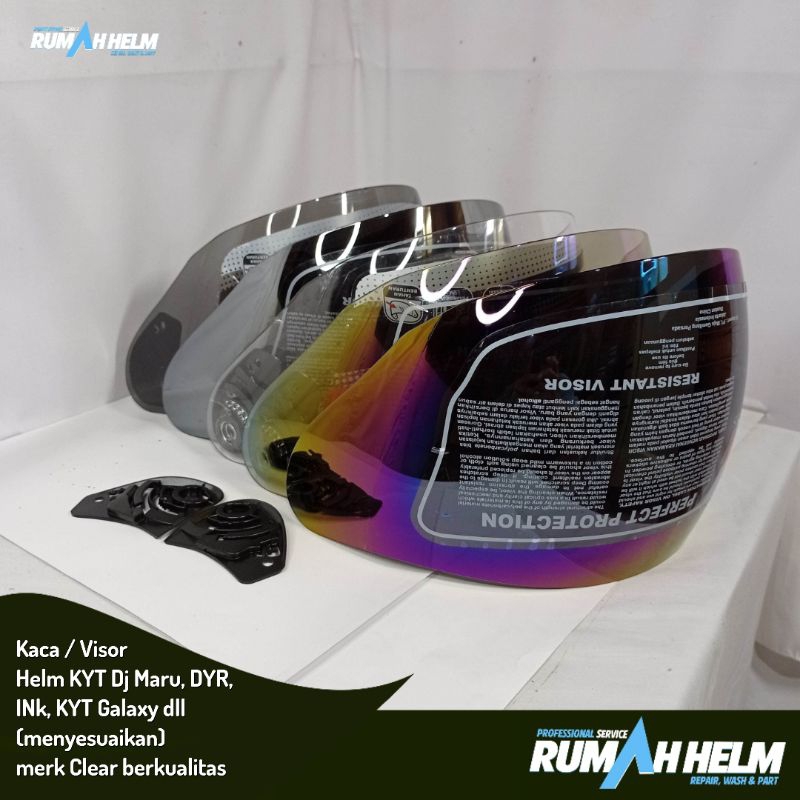 Jual Kaca Helm KYT Dj Maru, Galaxy Slide, Ink Centro, Dyr + Rachet ...