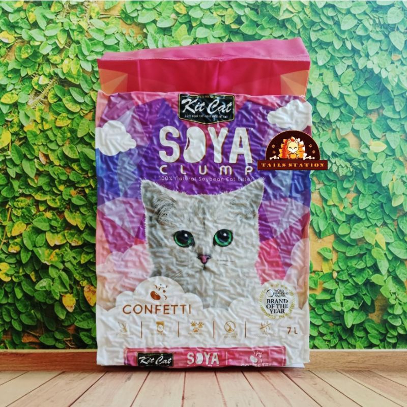 Jual Kit Cat Soya Clump Cat Litter 7 Liter Pasir Kucing Gumpal Tofu ...