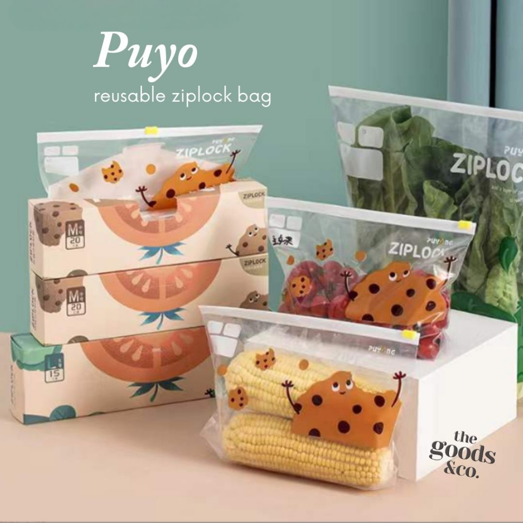 Jual 𝐆𝐨𝐨𝐝𝐬𝐂𝐨 Plastik Ziplock Makanan Reuseable Tempat Penyimpanan ...