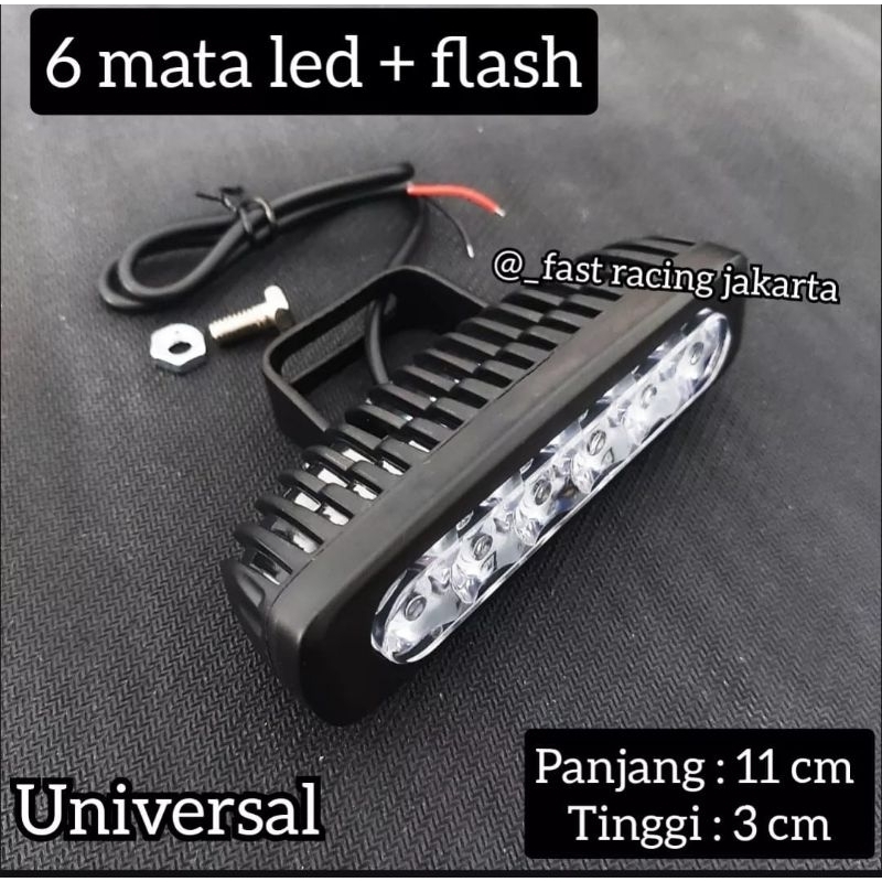 Jual LAMPU LED CREE 9 WATT - LAMPU TEMBAK SOROT CREE 6 TITIK 9W - PIPIH ...