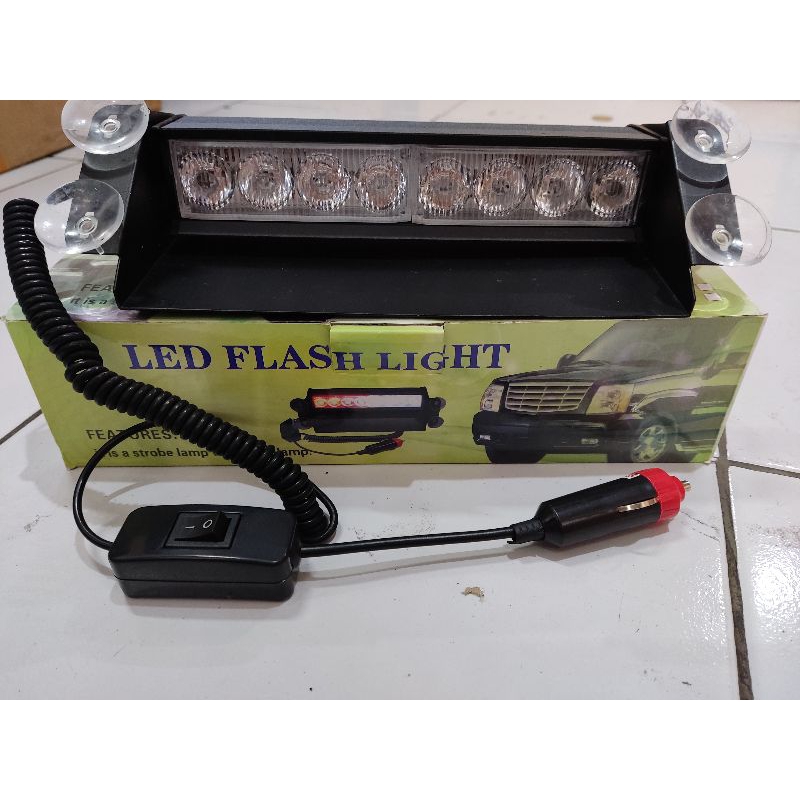Jual Lampu LED Strobe 8 Titik Dashboard | Shopee Indonesia