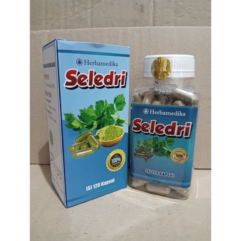Jual Kapsul Daun Seledri Herbamedika isi 120 Kapsul | Shopee Indonesia