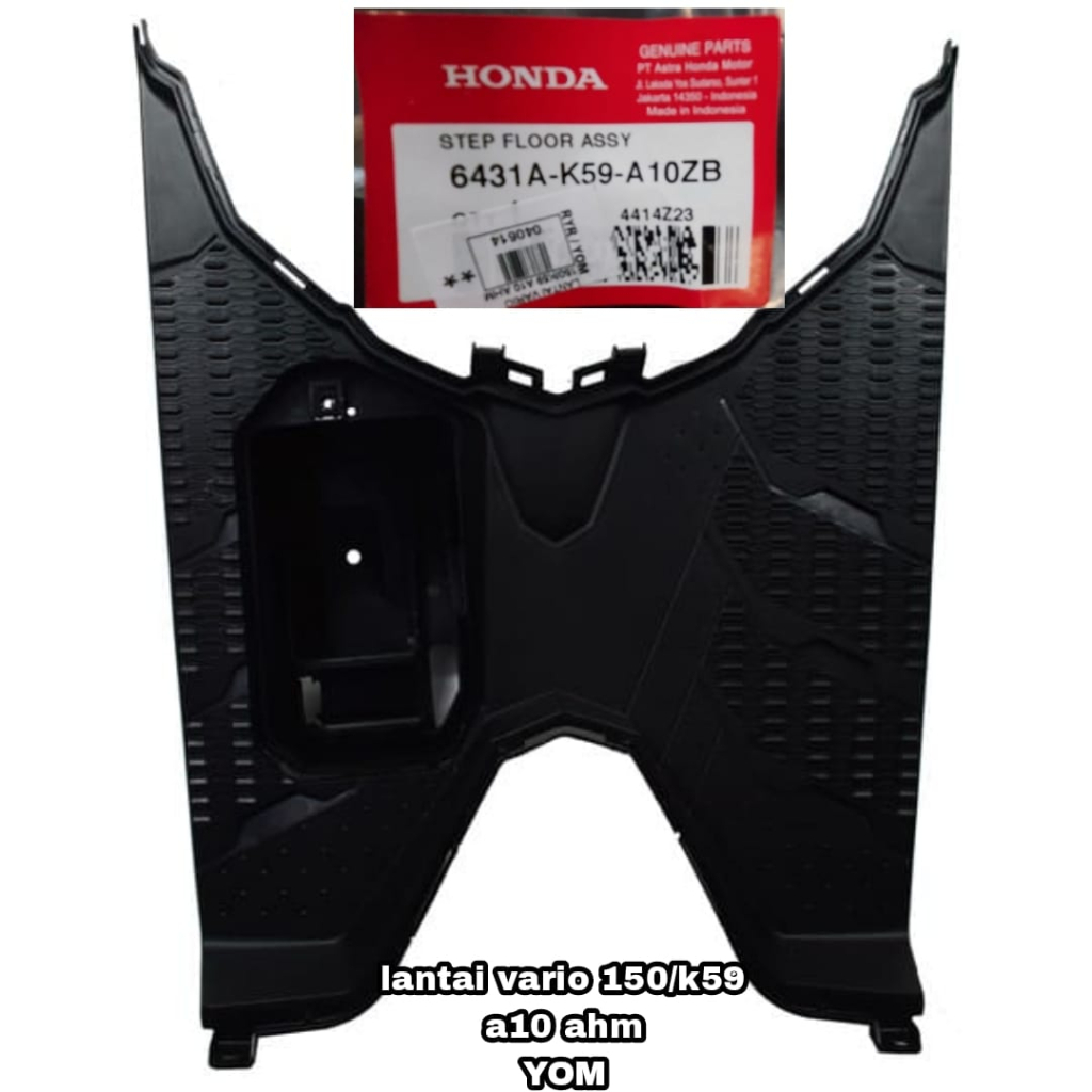 Jual BORDES PIJAKAN KAKI LANTAI VARIO 150 2018 K59 A10/A70 ORIGINAL AHM | Shopee Indonesia