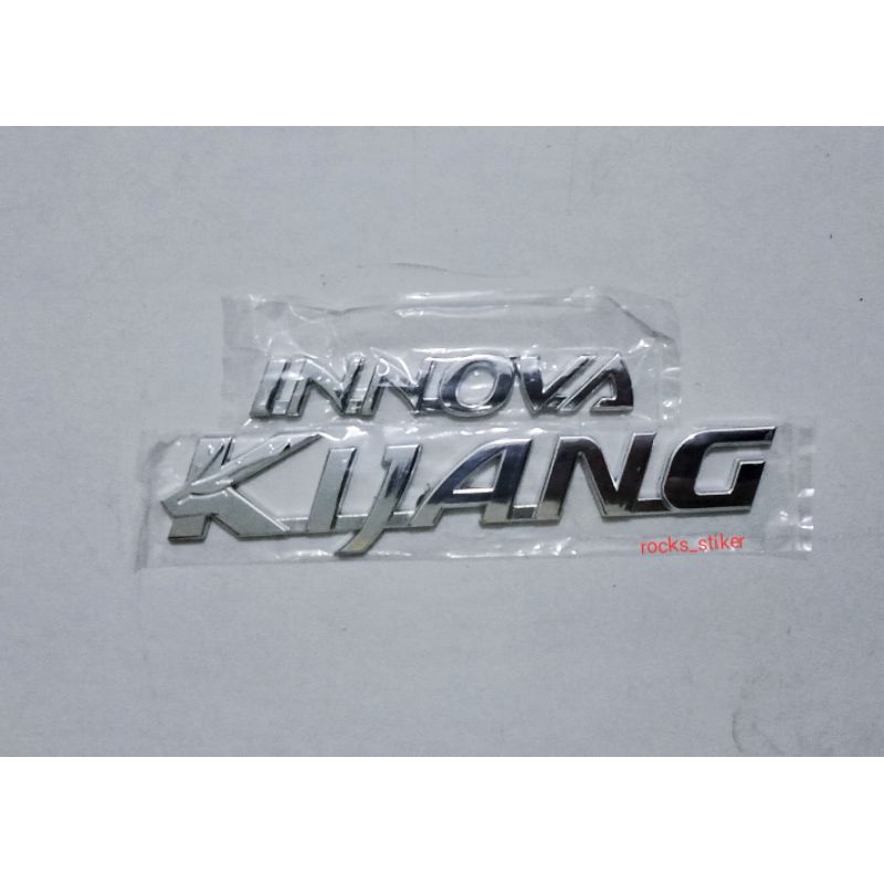 Jual Emblem Logo Tulisan Kijang Innova / Emblem Kijang Innova / Emblem ...