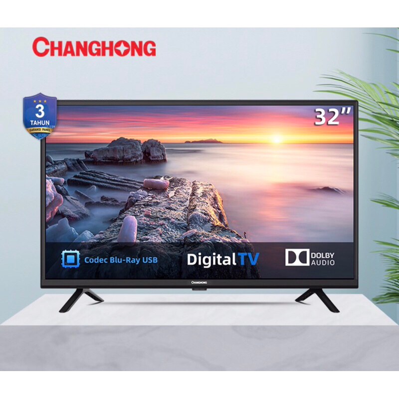 Jual Changhong Digital LED TV 32 inch (L32G5W) | Shopee Indonesia
