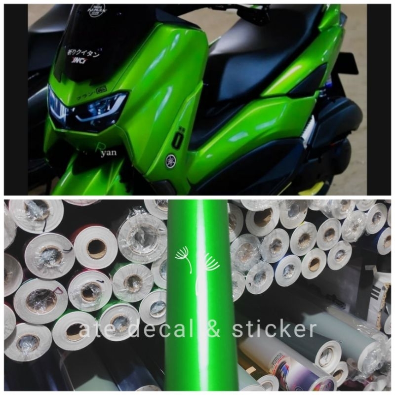 Jual stiker decal nmax hijau candy decal nmax full. body | Shopee Indonesia