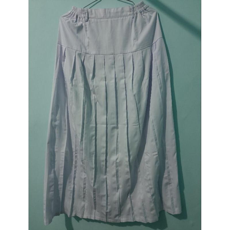 Jual Seragam Sekolah Rok Panjang Putih Plisket Rempel Preloved Prelove Prilof Second Sekon Bekas ...