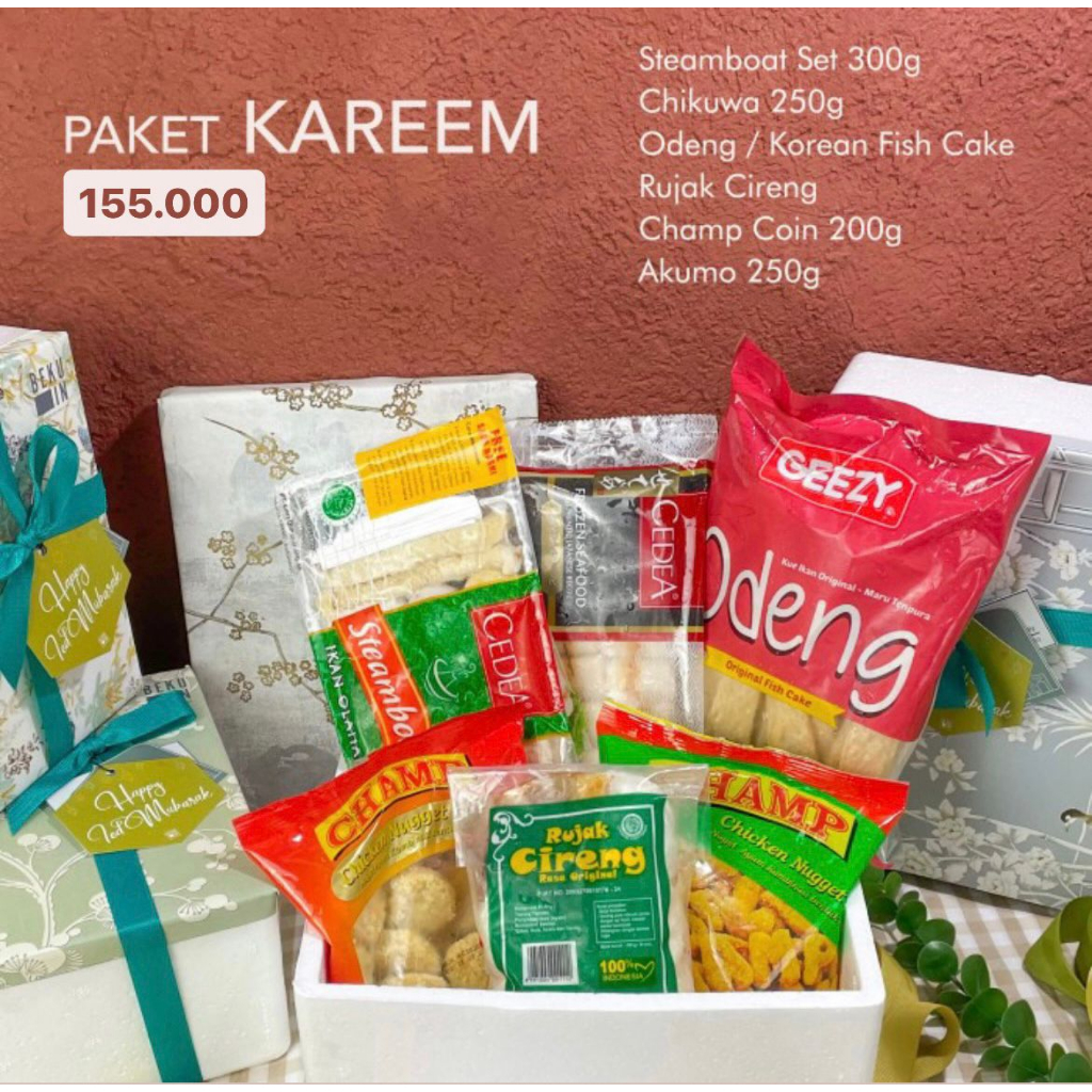 Jual Paket Hampers KAREEM ( Paket Ramadhan Ied Mubarak ) | Shopee Indonesia