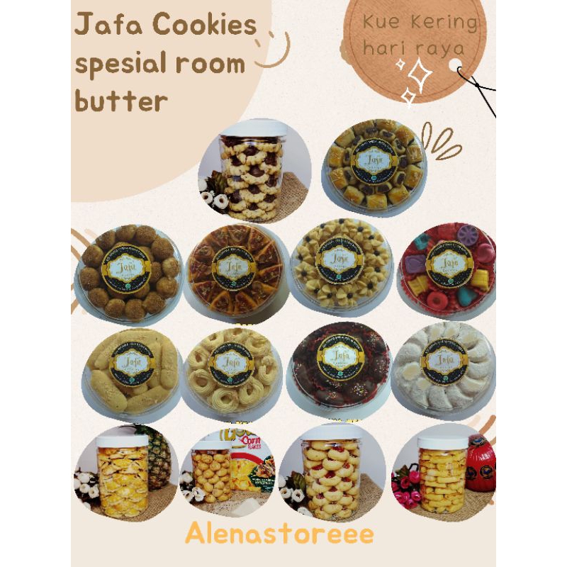 Jual Jafa Cookies / Kue kering spesial room butter / Kue kering hari ...
