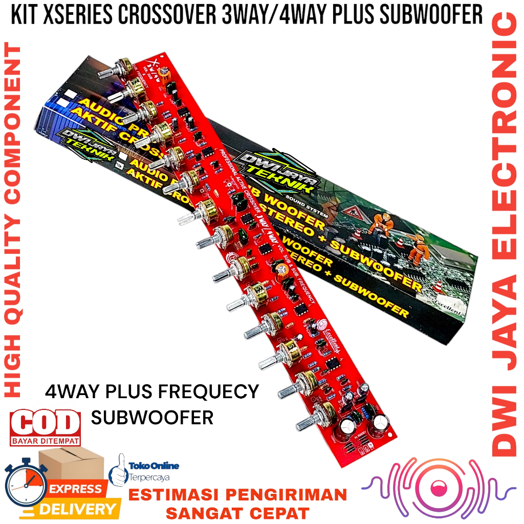 Jual Kit Crossover 3way/4way+Subwoofer X Series | Shopee Indonesia