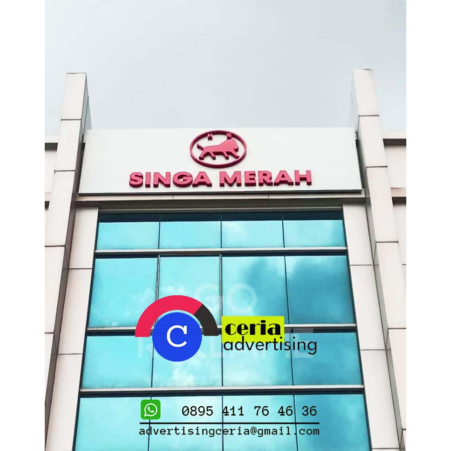 Jual Logo Perusahaan / Nama Perusahaan / Huruf Timbul Acrylic ...