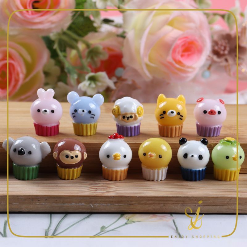 Jual EJ - Miniatur Kue Bolu 1:12 | Miniatur Kue Bolu bentuk Binatang ...