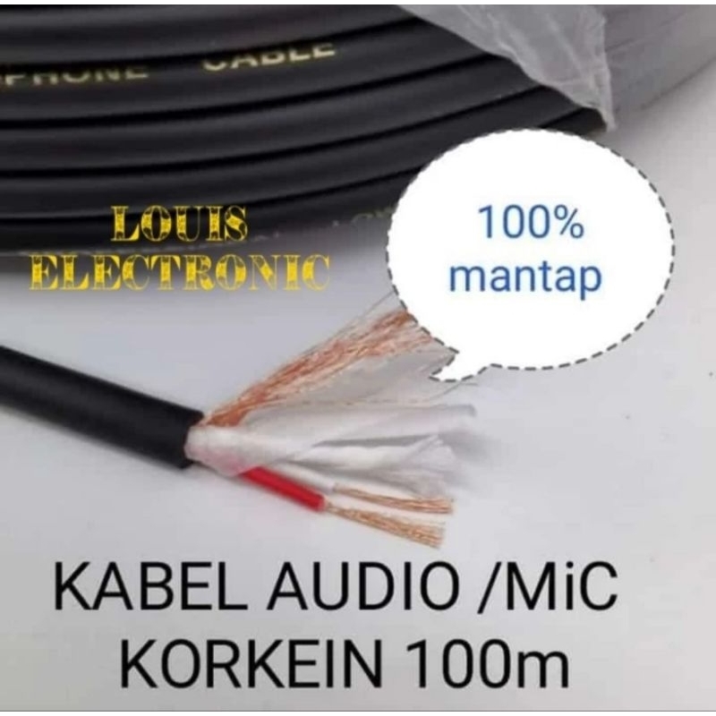 Jual Kabel Mic Kabel Audio KORKEIN KC-205 Low Noise Kualitas Bagus ...
