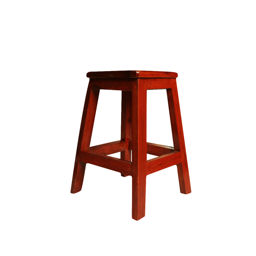 Jual Kursi Bangku Kayu Cafe Ukuran 50 cm Wooden Chair / Kursi Kayu Cafe ...