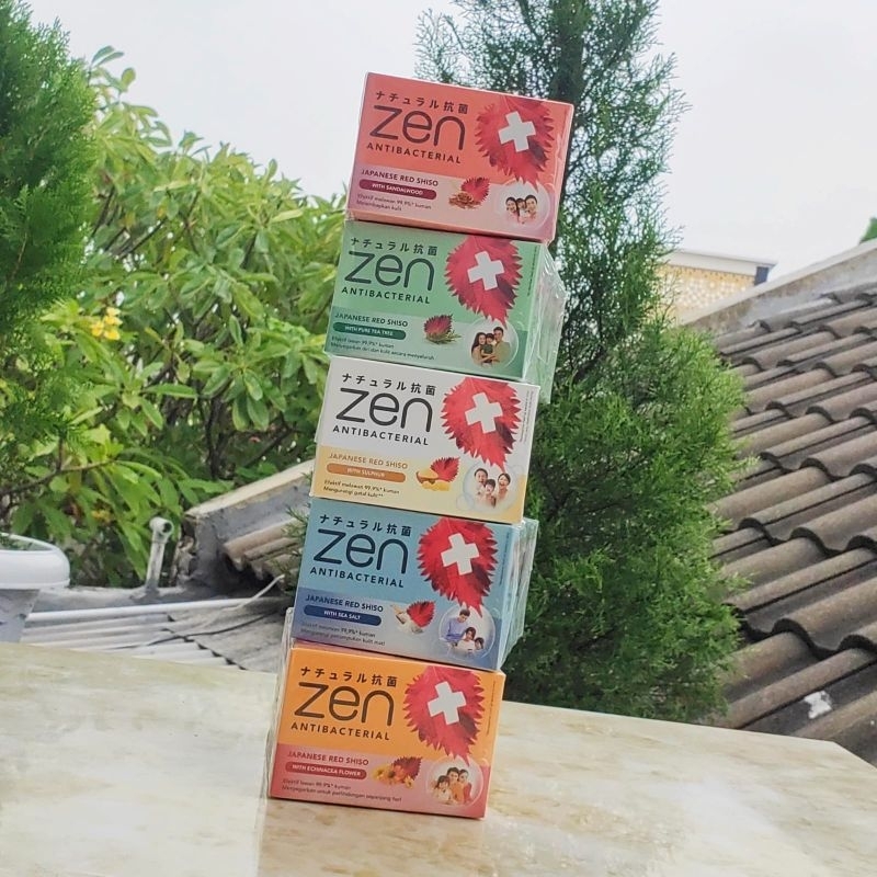 Jual Sabun Zen isi 3pcs Antibacterial Bar Soap 70gr | Sabun Mandi ...