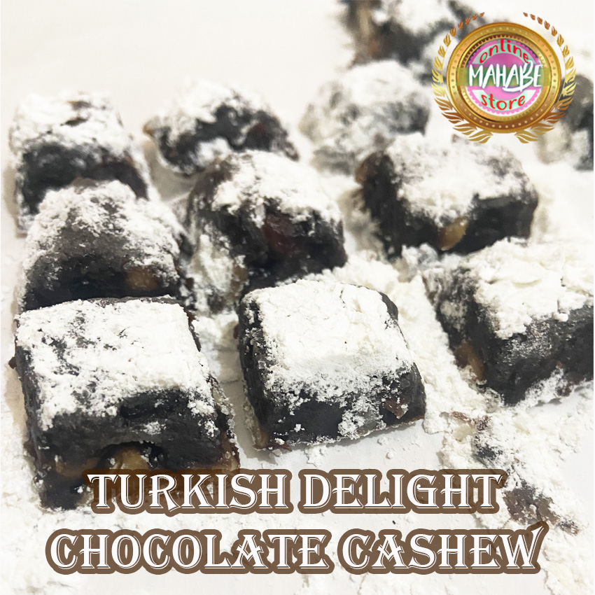 Jual Manisan Turki Coklat Mede - Lokum kaju çikolata - Turkish Delight ...