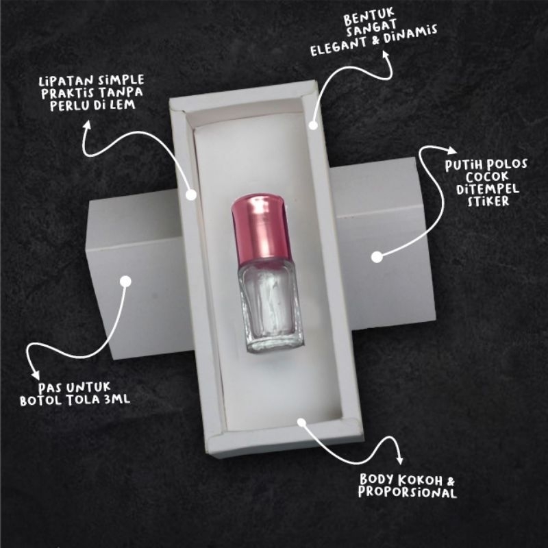 Jual Sliding Box ukuran Mini / Box Parfum botol tola 3ml | Shopee Indonesia