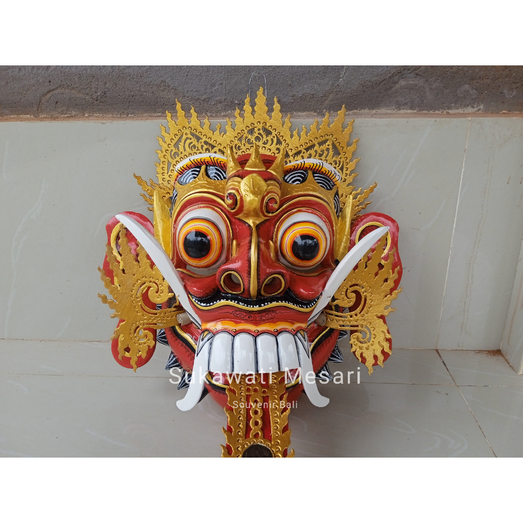 Jual Topeng Tapel Rangda Bali Halus Jumbo Kualitas Pentas Lengkap ...