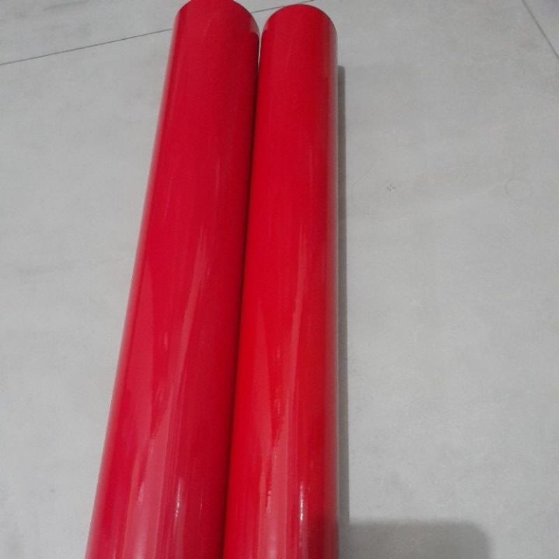 Jual sticker skotlet warna merah glosi | Shopee Indonesia