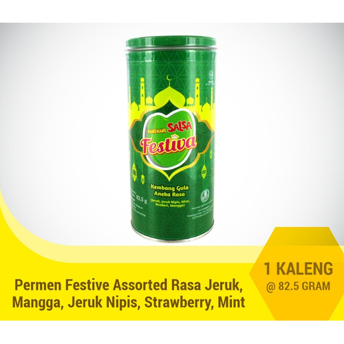 Jual Nano-Nano Salsa Festive Assorted Permen Aneka Rasa Kaleng 82.5 ...
