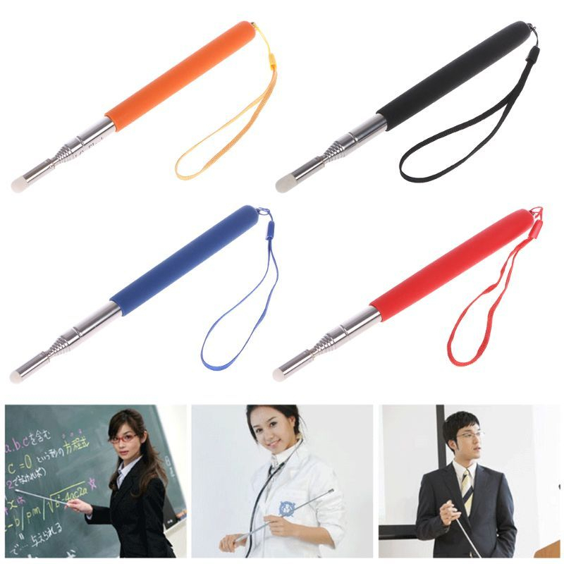 Jual ORI Tongkat Penunjuk Pointer Papan Tulis Teleskopik Stainless Guru ...