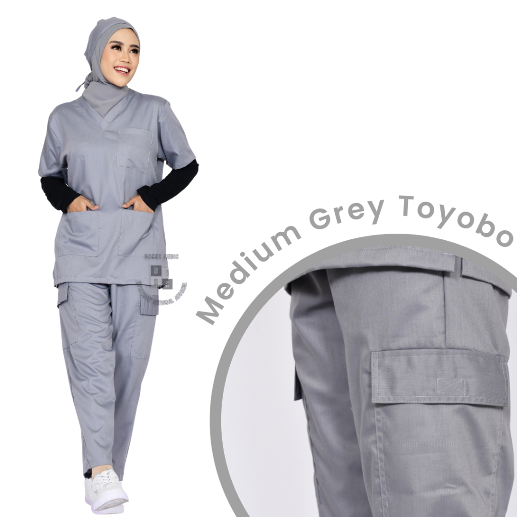 Jual Baju OK TOYOBO CARGO / Baju Jaga / Scrub Medis Lengan Pendek DOCHS ...