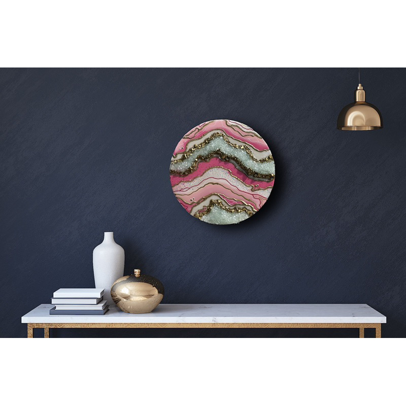 Jual resin geode wall art lukisan dinding diameter 40cm lukisan dinding ...