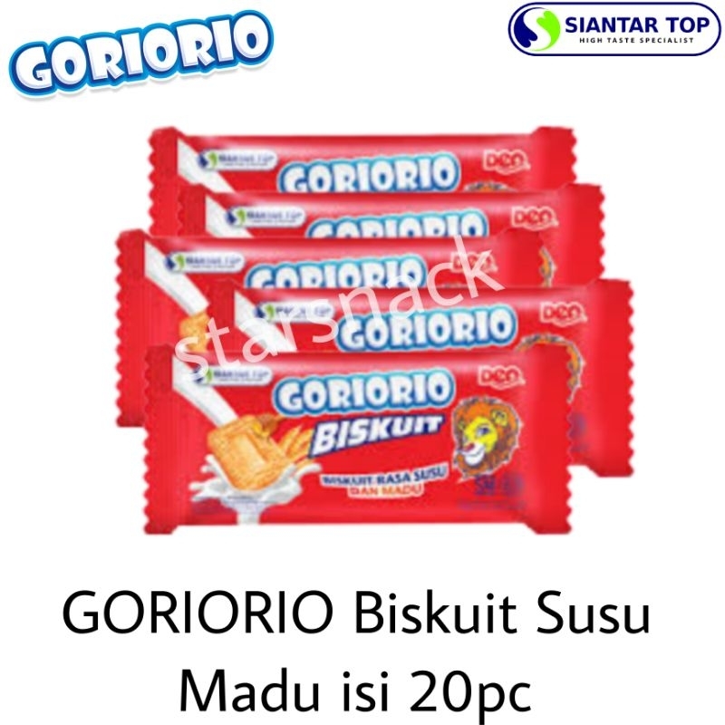 Jual Goriorio Biskuit Susu Madu isi 20pc | Shopee Indonesia