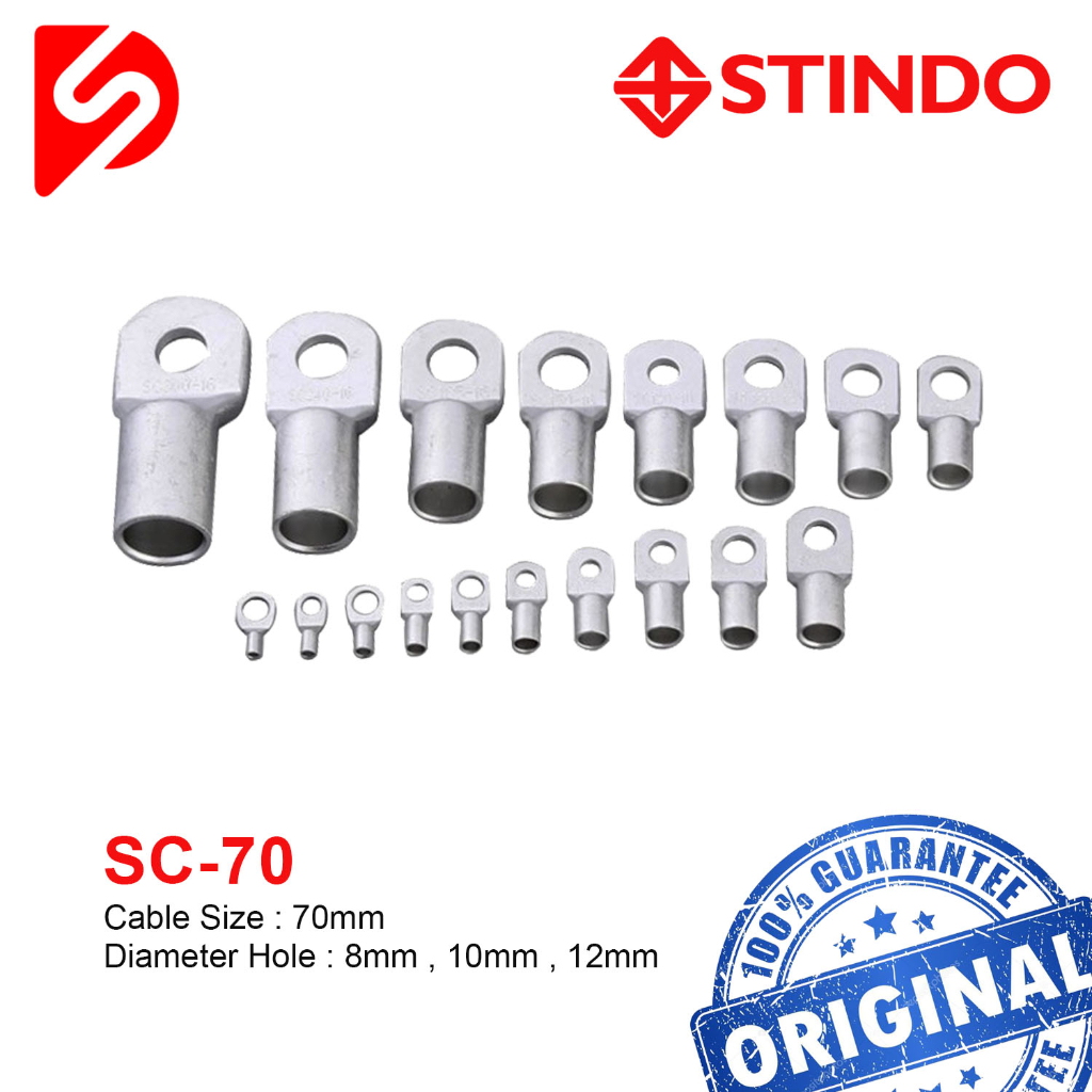 Jual Skun Kabel SC 70 Scun Cable SC-70 Cable Lug SC70 70mm | Shopee Indonesia