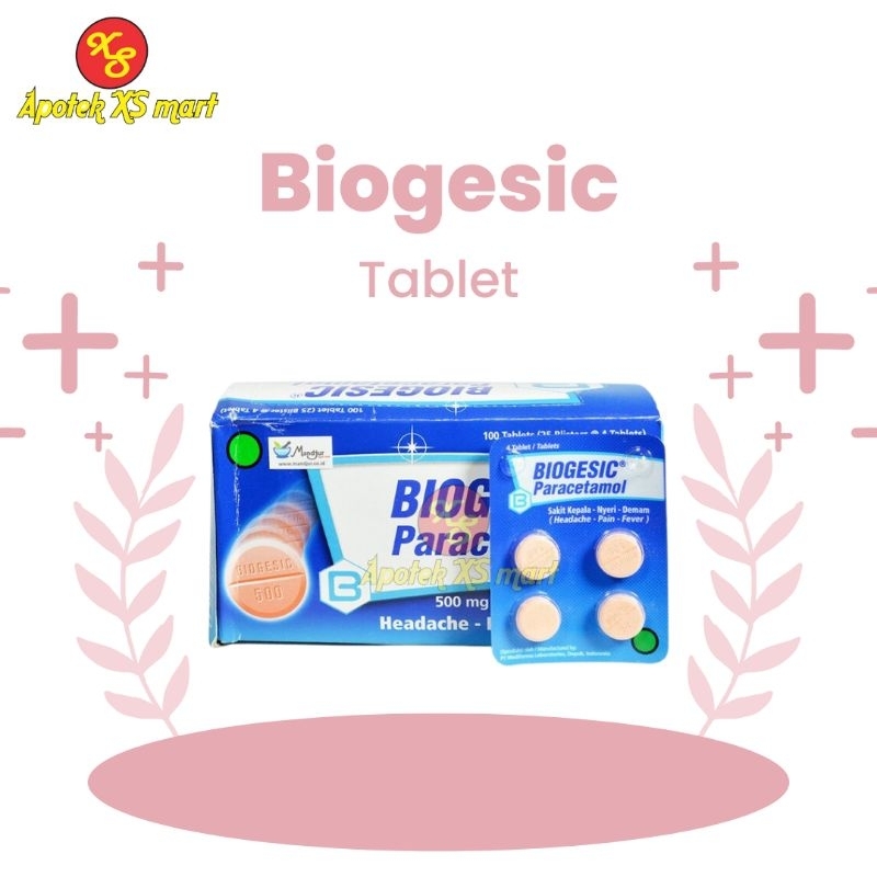 Jual BIOGESIC (BOX) - MEREDAKAN DEMAM DAN NYERI KEPALA | Shopee Indonesia