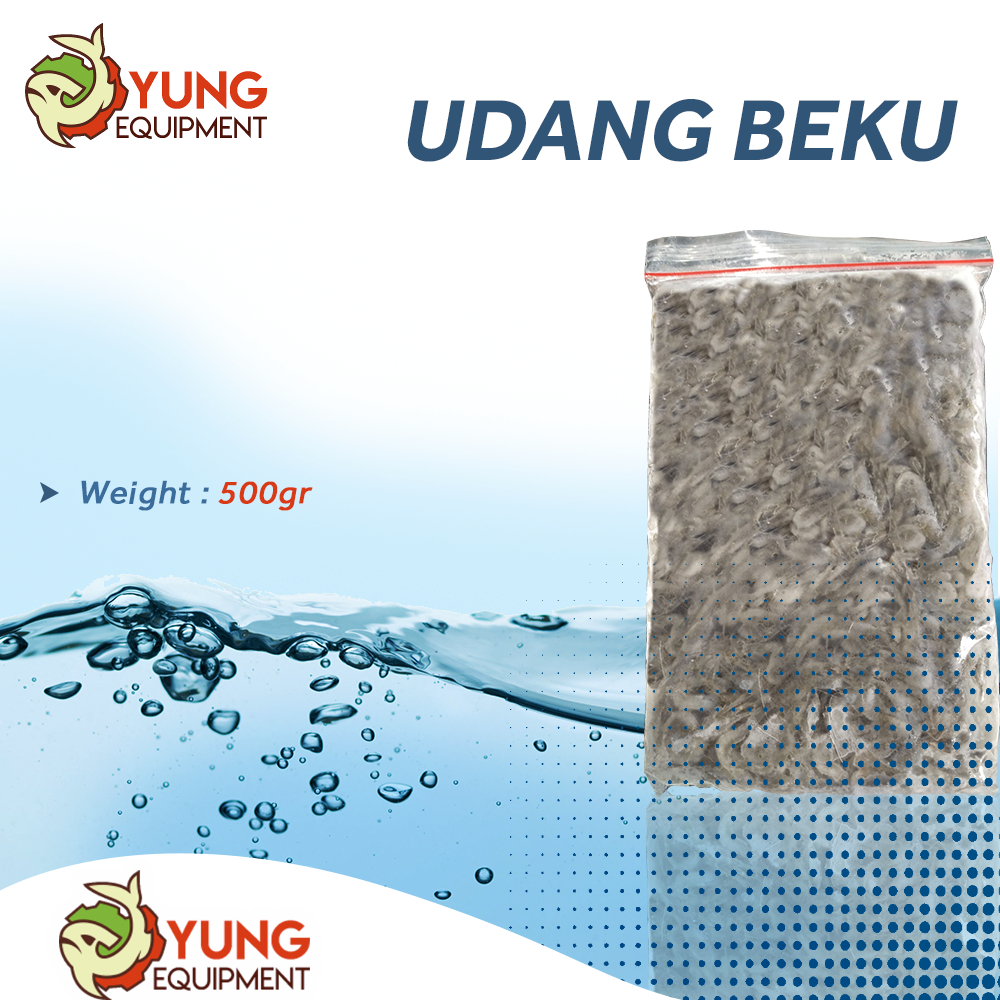 Jual udang beku pakan ikan predator 500gr | Shopee Indonesia