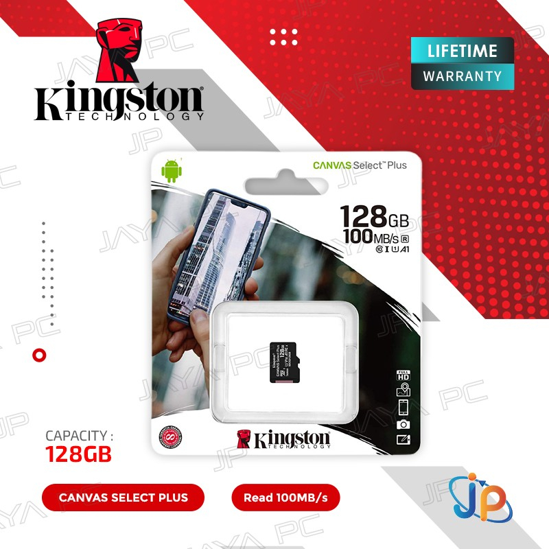 Jual Kingston Canvas Select Plus MicroSDXC A1 128GB - Micro SD 128 GB | Shopee Indonesia