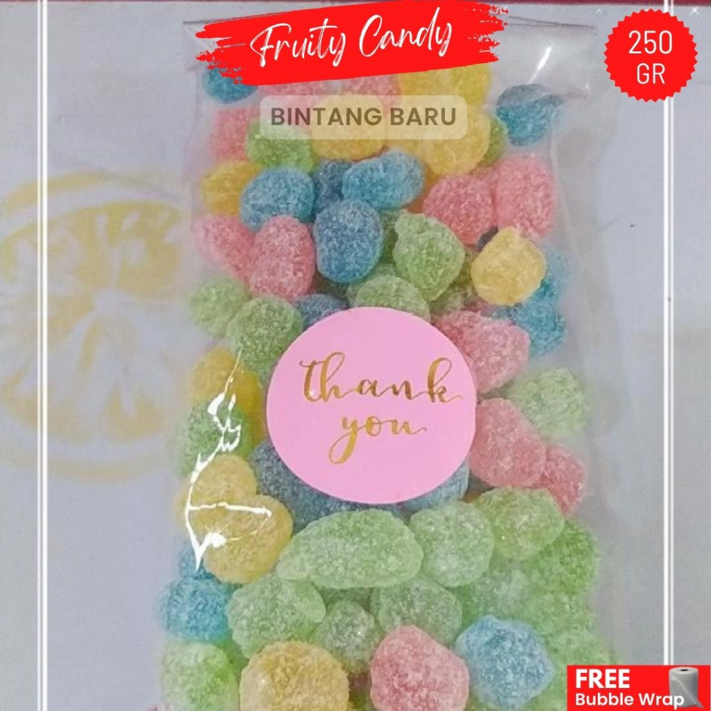 Jual Permen Viral Fruity Candy 250gr | Shopee Indonesia