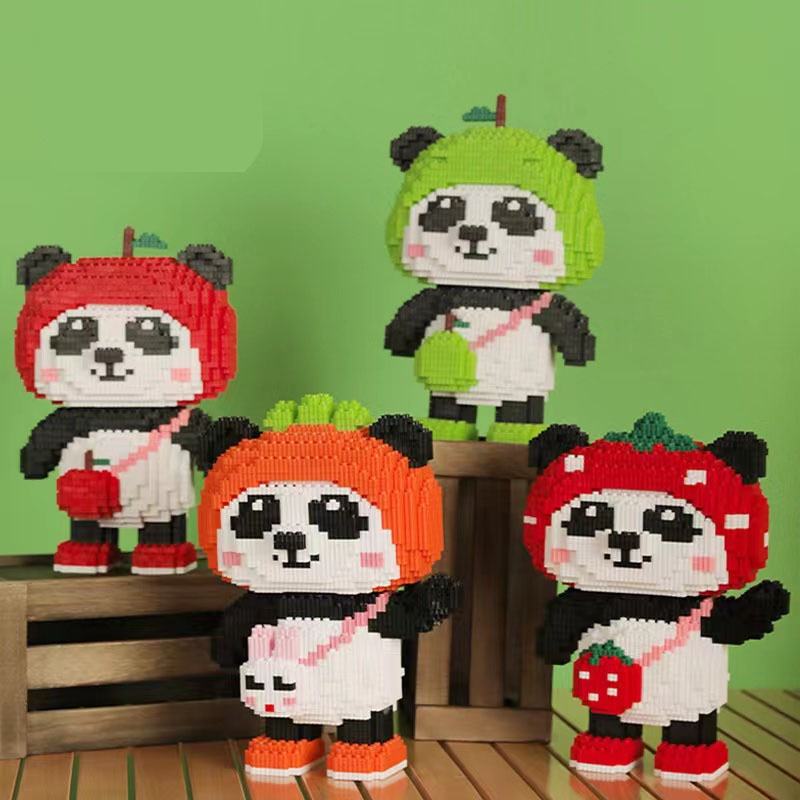 Jual NANO BLOCK PANDA CUTE MAINAN EDUKASI ANAK BLOCK BANGUNAN BENTUK ...