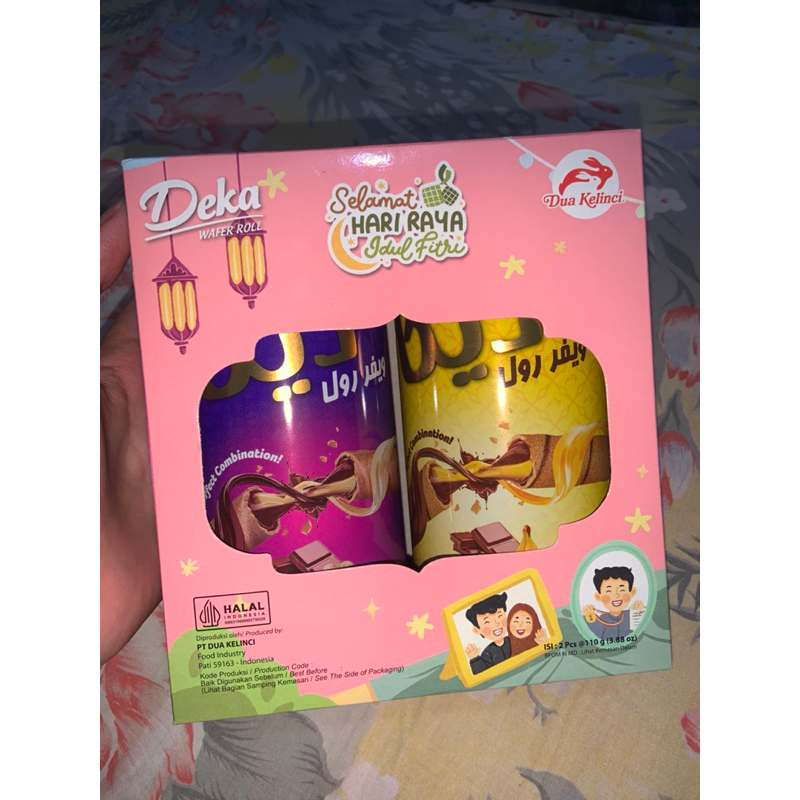 Jual Deka Gift Box Hampers Lebaran Deka Wafer Roll Gift Pack isi 2 ...