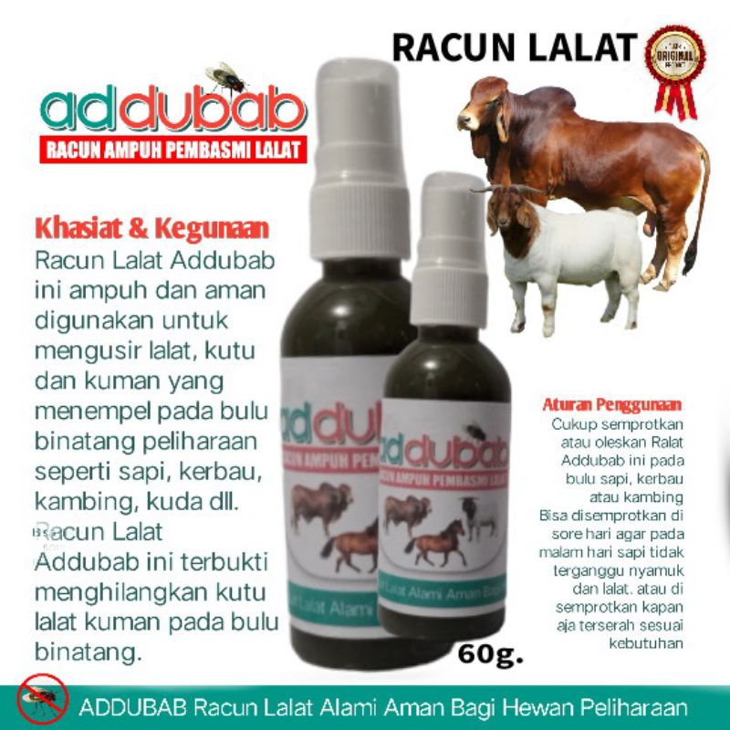 Jual RACUN LALAT SUPER AMPUH UNTUK SAPI KERBAU KAMBING KUDA BERKUTU ...