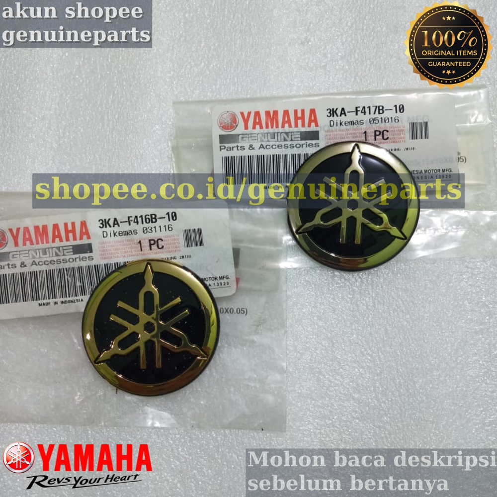 Jual SEPASANG LOGO EMBLEM TANGKI BENSIN GOLD RK KING EMBLEM (RXKING ...